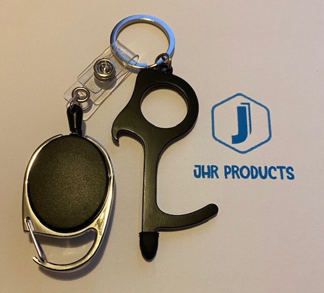 2 PACK Touchless Door Opener Tool -Clean Key Retractable Tool | eBay