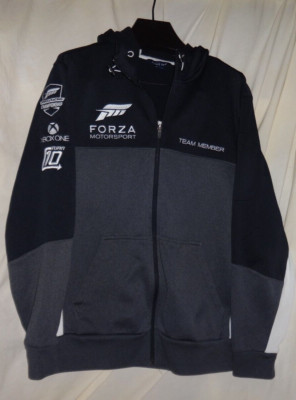 RARE Forza Motorsports Xbox One Game Promo Employee Only Zip Hoodie M ...