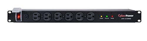 CyberPower CPS1215RMS Basic PDU, 120V/15A, 12 Outlets, 15ft Power Cord ...