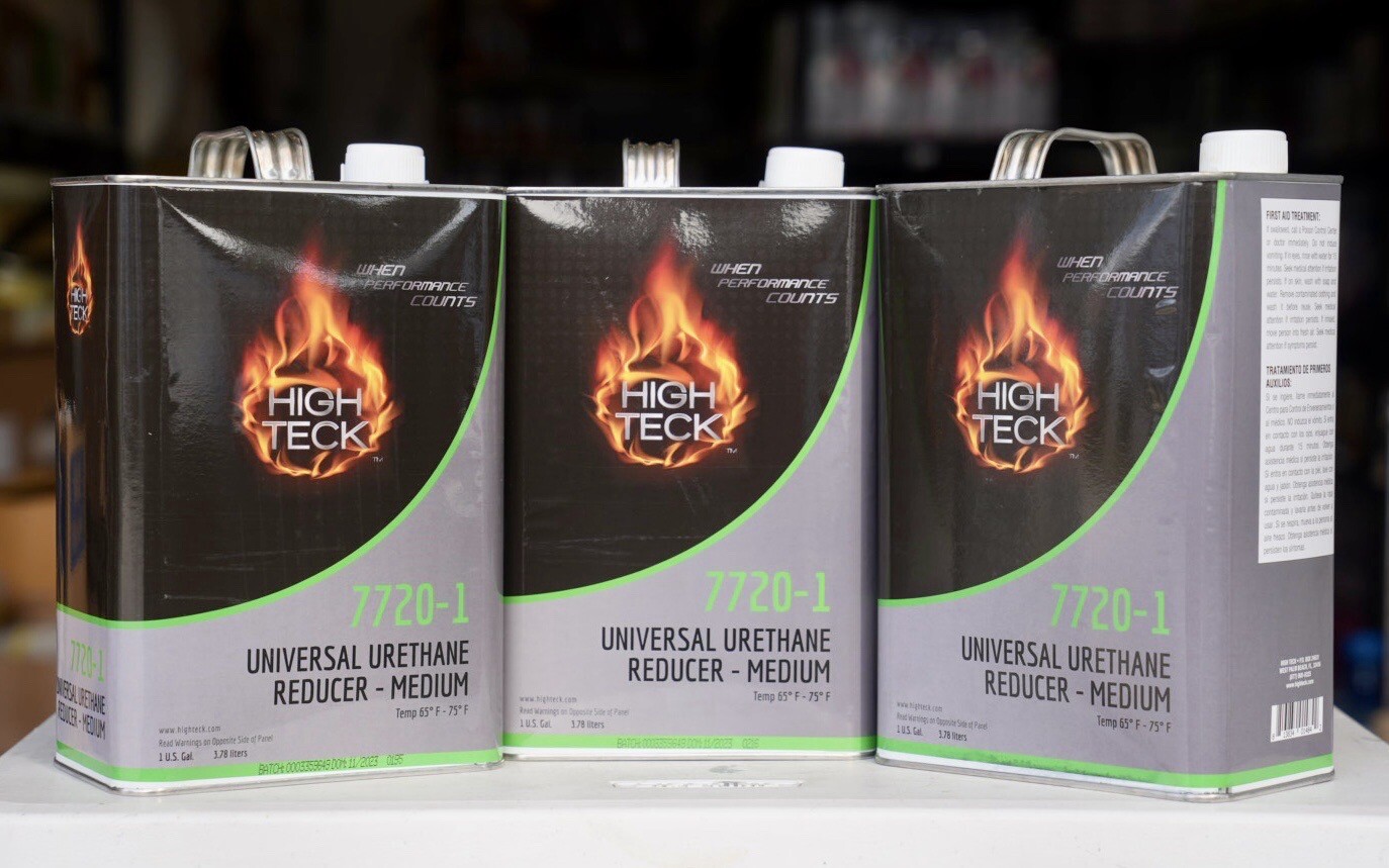 High Teck Universal MEDIUM Urethane Reducer Gallon! Auto Paint 3-PACK ...