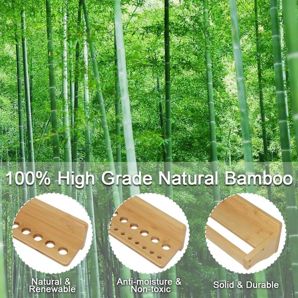 Wokyy Screwdriver Rack Wall Mount, Wood Pliers Holder, Hammer Rack ...