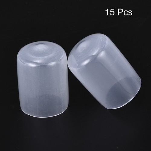 15pcs Rubber End Caps 19mm(3/4") Round End Cap Screw Thread Protectors ...