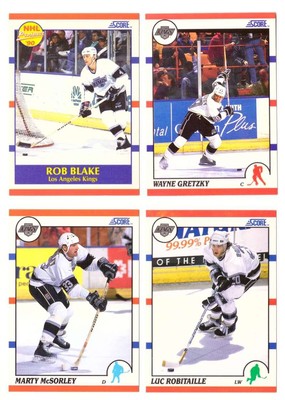 1990-91 Score Hockey Team Set - Los Angeles Kings | eBay