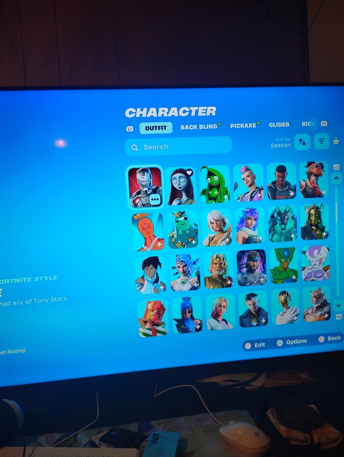 Epic Games Fortnite Character Customization Screen for PlayStation | eBay