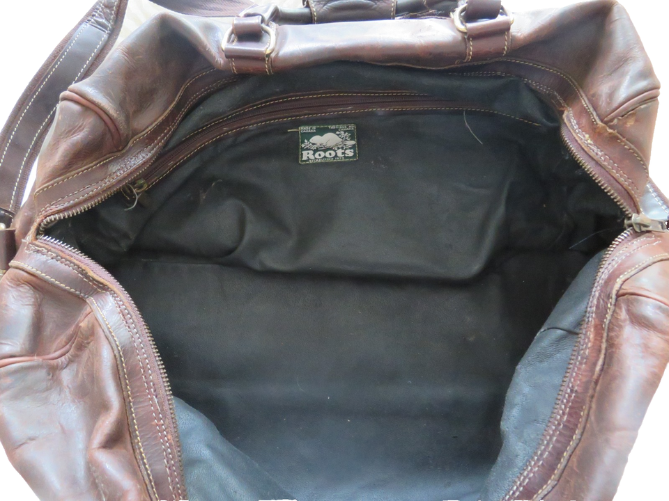 Vintage Roots Duffle, Overnight/Weekend Leather Bag, FordCo., Made in ...