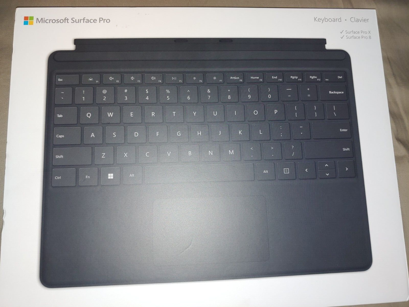 Microsoft Surface Pro X Keyboard - Black for sale online | eBay