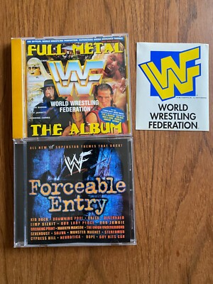 WWF WWE Wrestling CD Lot Full Metal The Album Forceable Entry with ...