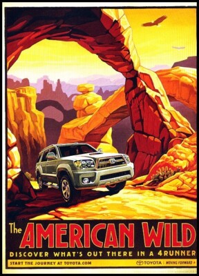 2007 Toyota 4Runner American Wild Original Advertisement Print Art Car ...