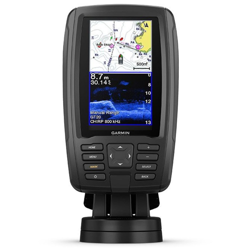 Garmin ECHOMAP Plus 45cv│4.3" GPS Plotter CHIRP Sonar│UK/Ireland ...