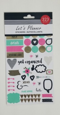 Let's Planner Stickers 385 Pcs Agenda Journal | eBay