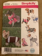 Simplicity Sewing Pattern Dog Coat 2082 Size a S-l for sale online | eBay