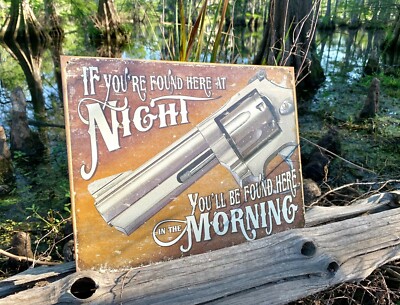 If Found Here Vintage Metal Tin Sign Wall Decor Garage Man Cave Home ...