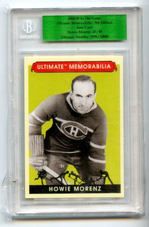 2004-05 ITG Ultimate Memorabilia #36 Howie Morenz 20/45 | eBay