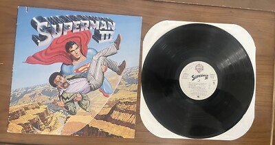 SUPERMAN III Soundtrack 123879 LP Vintage Vinyl DC Comics 1983 WB Rare ...