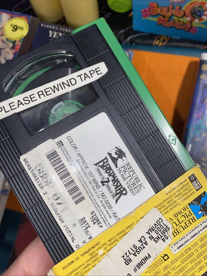 VHS Collection Builder Lot Of 15 Cult, Horror, Etc. Some Sealed ...