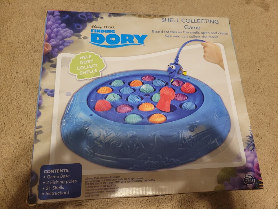 FINDING DORY shell collecting game 2 player spinning complete DISNEY ...