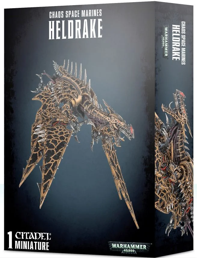 Heldrake Chaos Space Marines NO BOX Warhammer 40K Daemon Engine Flyer Balefleet | eBay