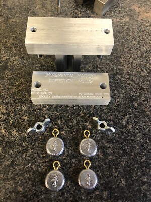 CNC SINKER INVESTMENT MOLD 3/4 OZ ROUND FLAT SINKER MOLD CNC MACHINED ...