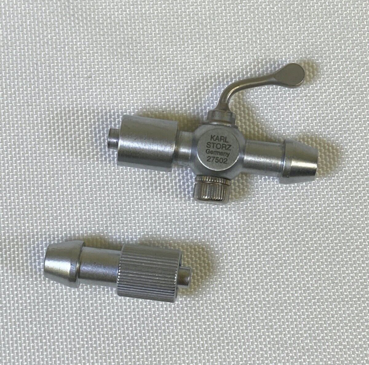 Karl Storz 6002000 27502 Luer Lock w/ Valve & Hahn Adapters Set Urology ...