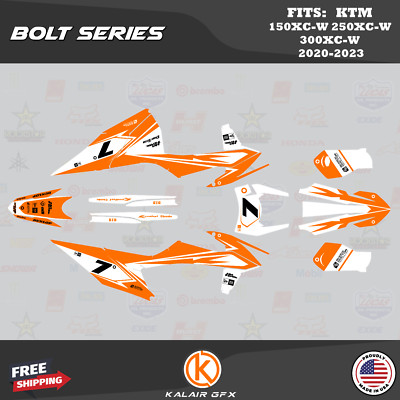 Graphics Kit for KTM 150XC-W 250XC-W 300XC-W 2020 2021 2022 2023 Bolt ...