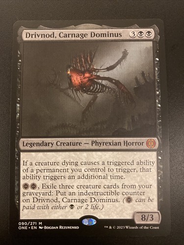 Drivnod, Carnage Dominus MTG Phyrexia: All Will Be One #090 Mythic NM ...