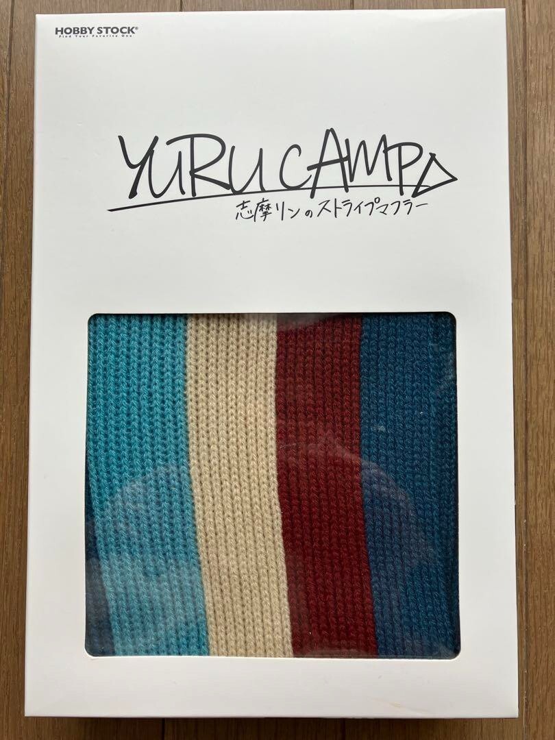Yuru Camp Rin Shima Striped Scarf Hobby Stock Official Costume Cosplay ...
