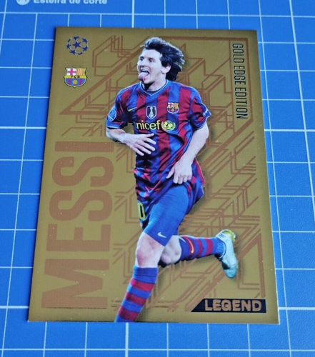 Topps Match Attax 2024/25 LIONEL MESSI GOLD EDGE EDITION FESTIVE Card # ...