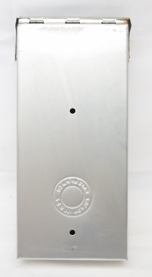 Vintage Fulton Aluminum Finish Letter Drop Mail Box with Keylock #A-128 ...