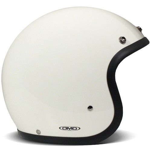 Motorcycle Jet Helmet L - DMD Solid Retro Vintage - Cream-Weiss | eBay