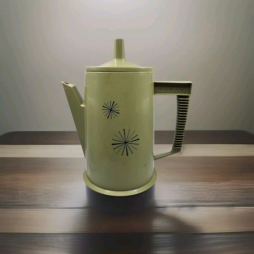 Regal Poly Perk Coffee Pot Green Vintage MCM 1960's 4-8 Cups Complete ...