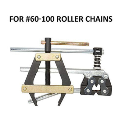 Roller Chain Tool Kit Breaker Cutter + Puller Holder #60 - #100 | eBay