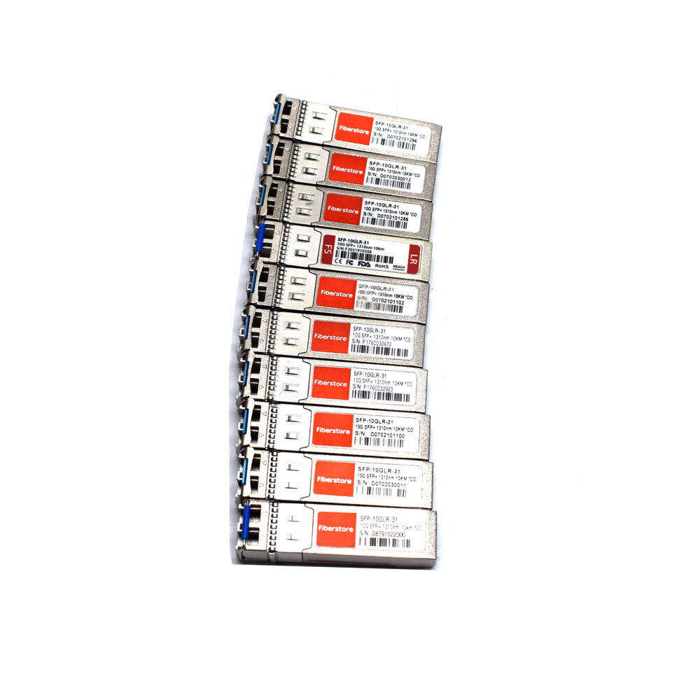 (Lot of 10) Fiberstore SFP-10GLR-31 1310nm Optical Transceiver Modules ...