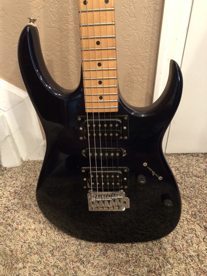 Vintage Ibanez EX Series Electric Guitar DARK PURPLE New Strings RH ...