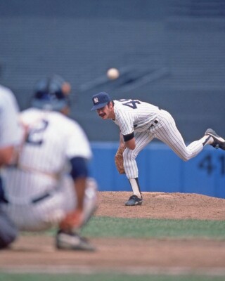 1985 New York Yankees RON GUIDRY Glossy 8x10 Photo Baseball Print ...