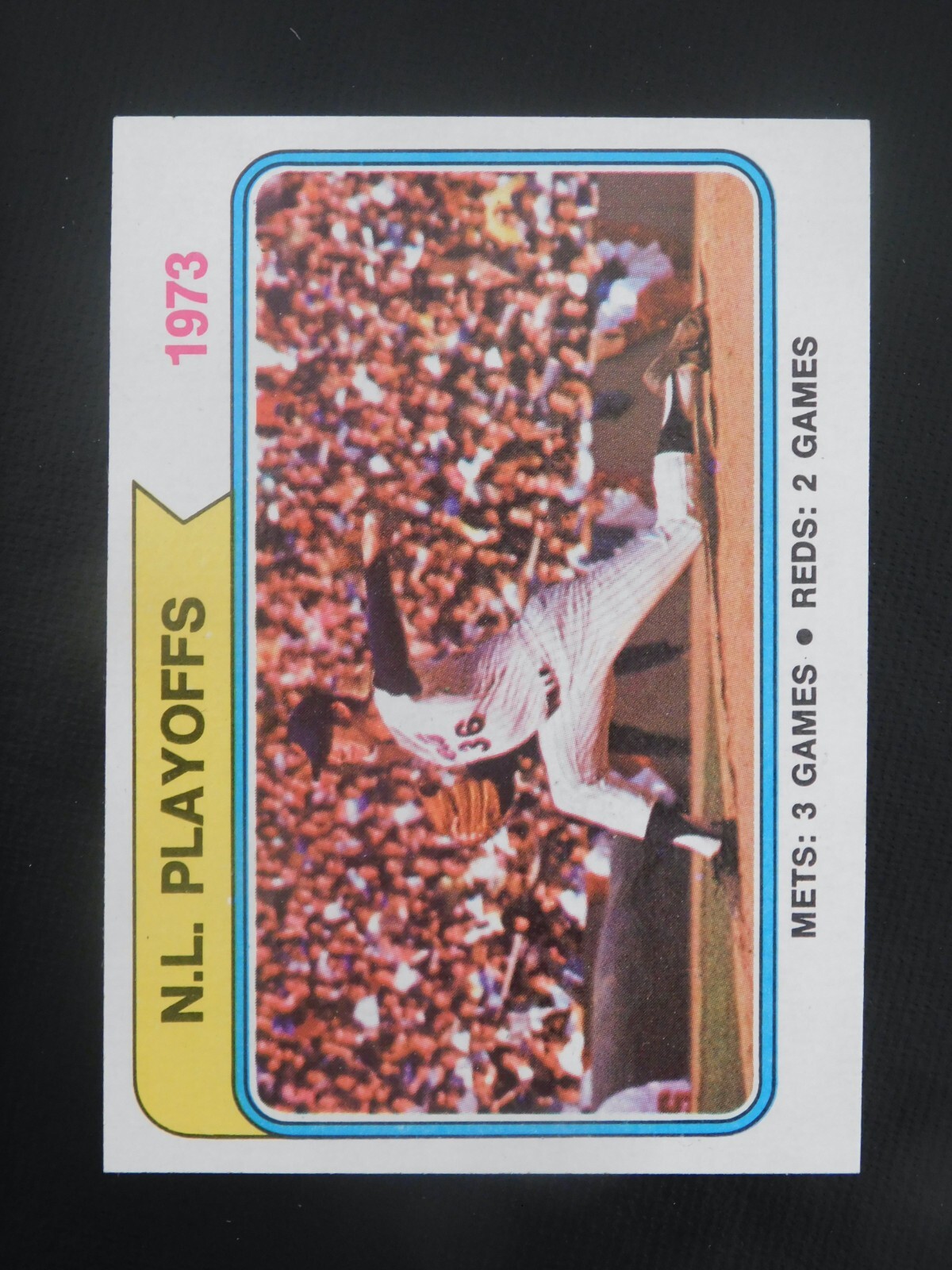 1974 Topps Baseball Card #471 N.L. Playoffs (NM) | eBay