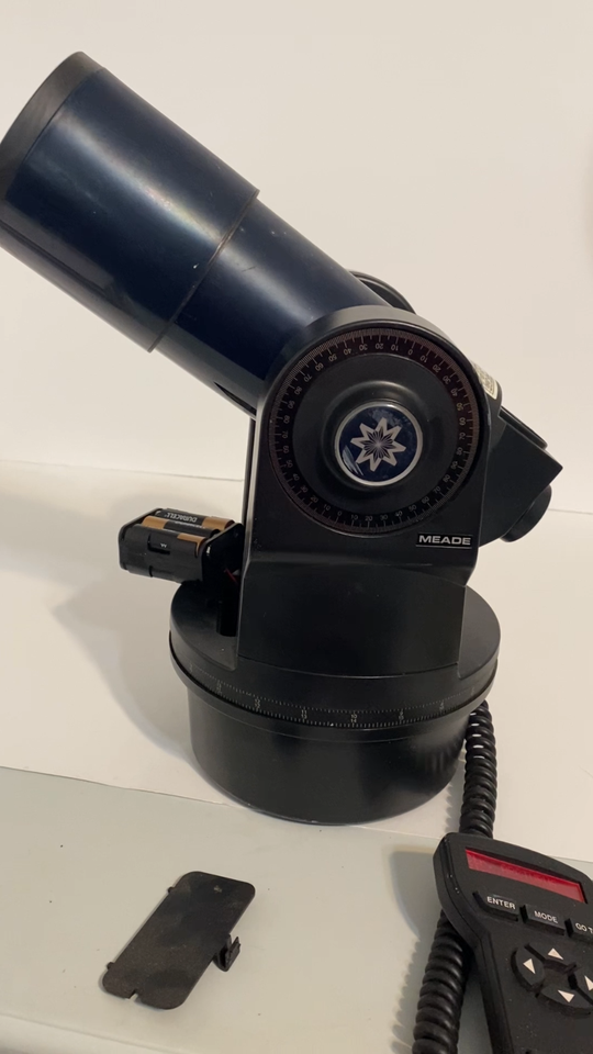 MEADE ETX-60 Telescope W/ Controller READ! No Eye Piece With Video! | eBay
