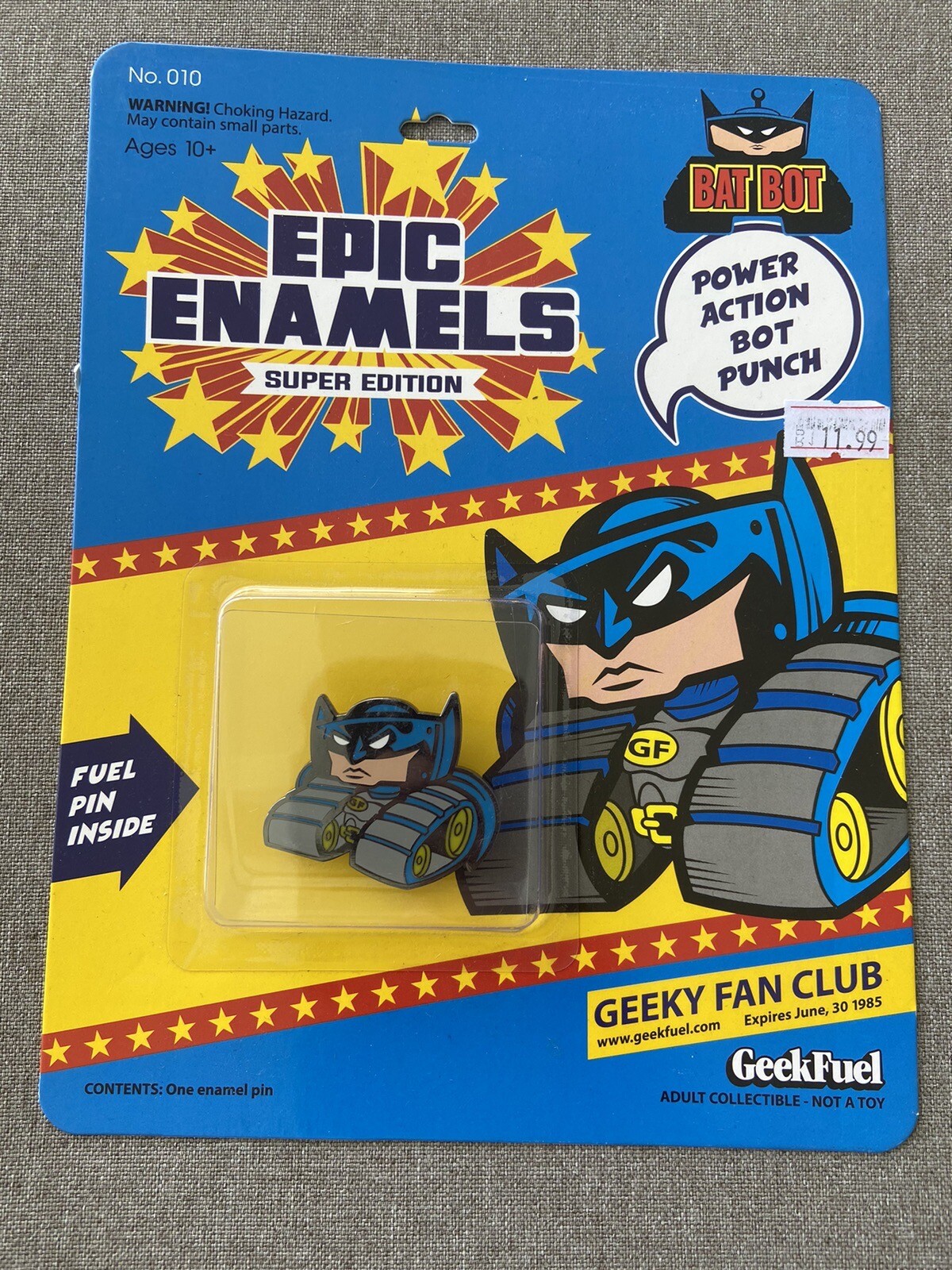 Epic Enamels - Bat Bot - Geekfuel - Bat Pin. Batman. | eBay