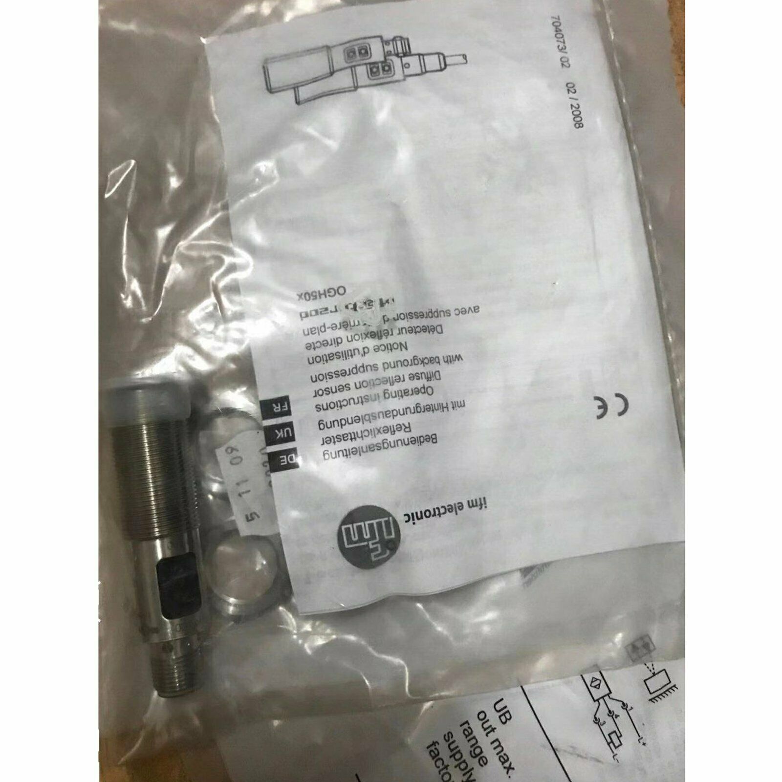 1PS For IFM OGH500 photoelectric sensor Diffuse reflection sensor New ...