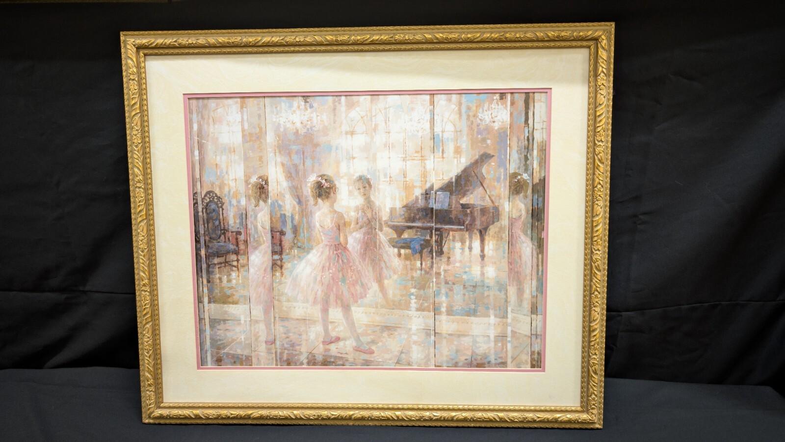 Print of Harrison Rucker Ballerina Painting 'Prelude' Size 28" x 34" | eBay