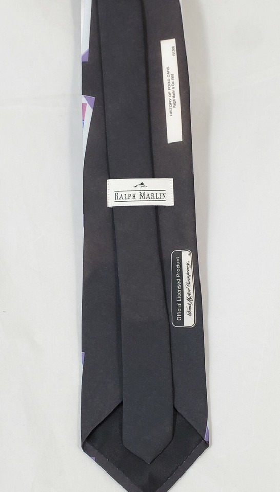 History of Ford Cars Men's Necktie Ralph Marlin Sports Car Official ...