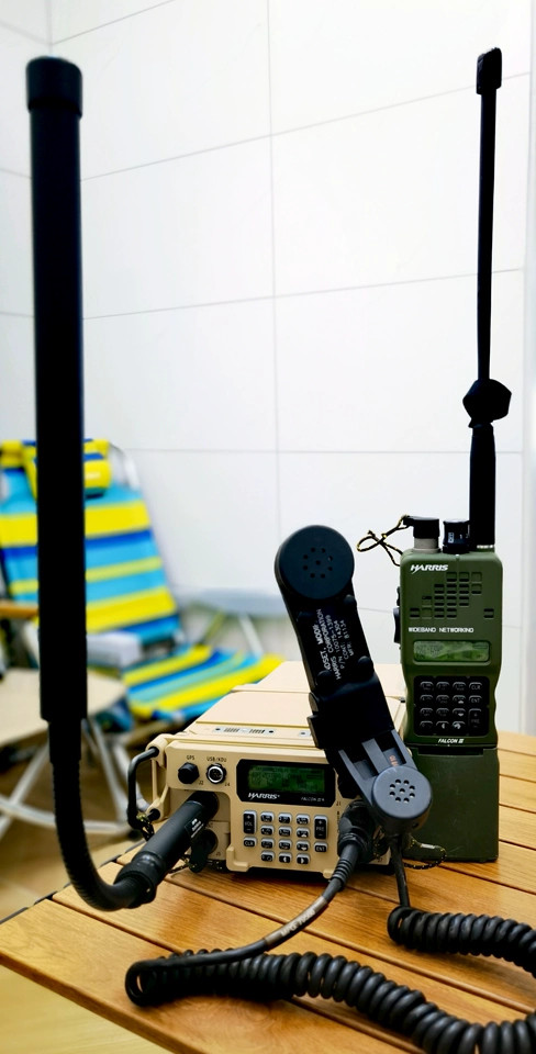 FCS PRC 117G Radio Military Surplus Replica Vehicle Radio with Handmic ...