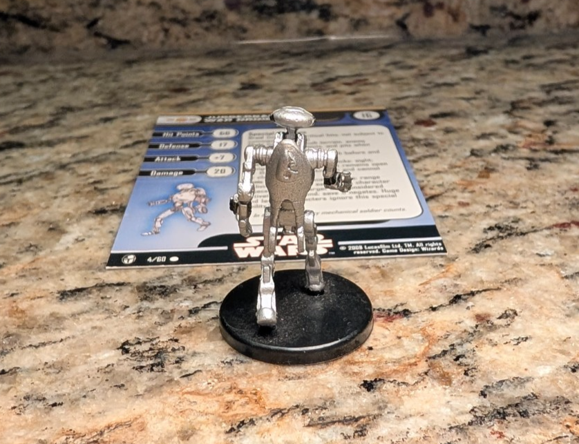 WOTC Star Wars Miniatures - Juggernaut War Droid Old Republic #16 w ...