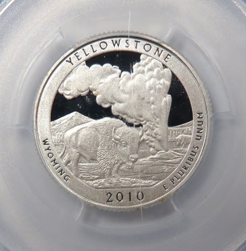 2010-S Silver Proof Yellowstone NP-ATB Quarter-PCGS PR70DCAM | eBay