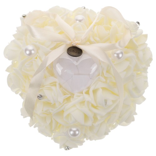 Ring Bearer Pillows Ring Bearer Pillow Romantic Heart Shaped Wedding ...