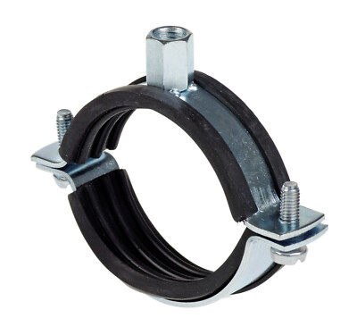 Rubber Lined Pipe Clips with M8/M10 Threads 15mm - 200mm - Hangers ...