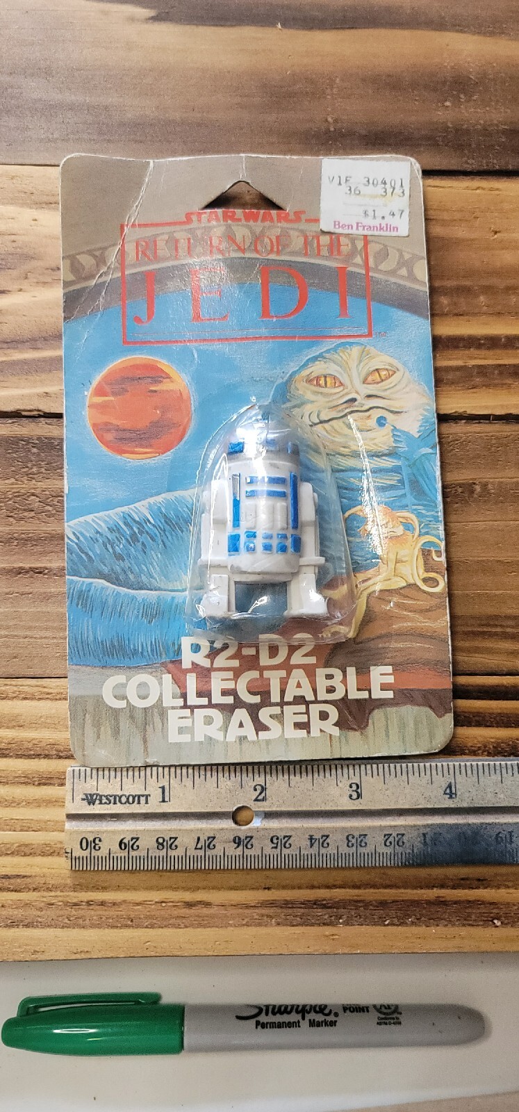 1983 Star Wars Return of the Jedi R2-D2 Collectible Eraser Hong Kong R2 ...