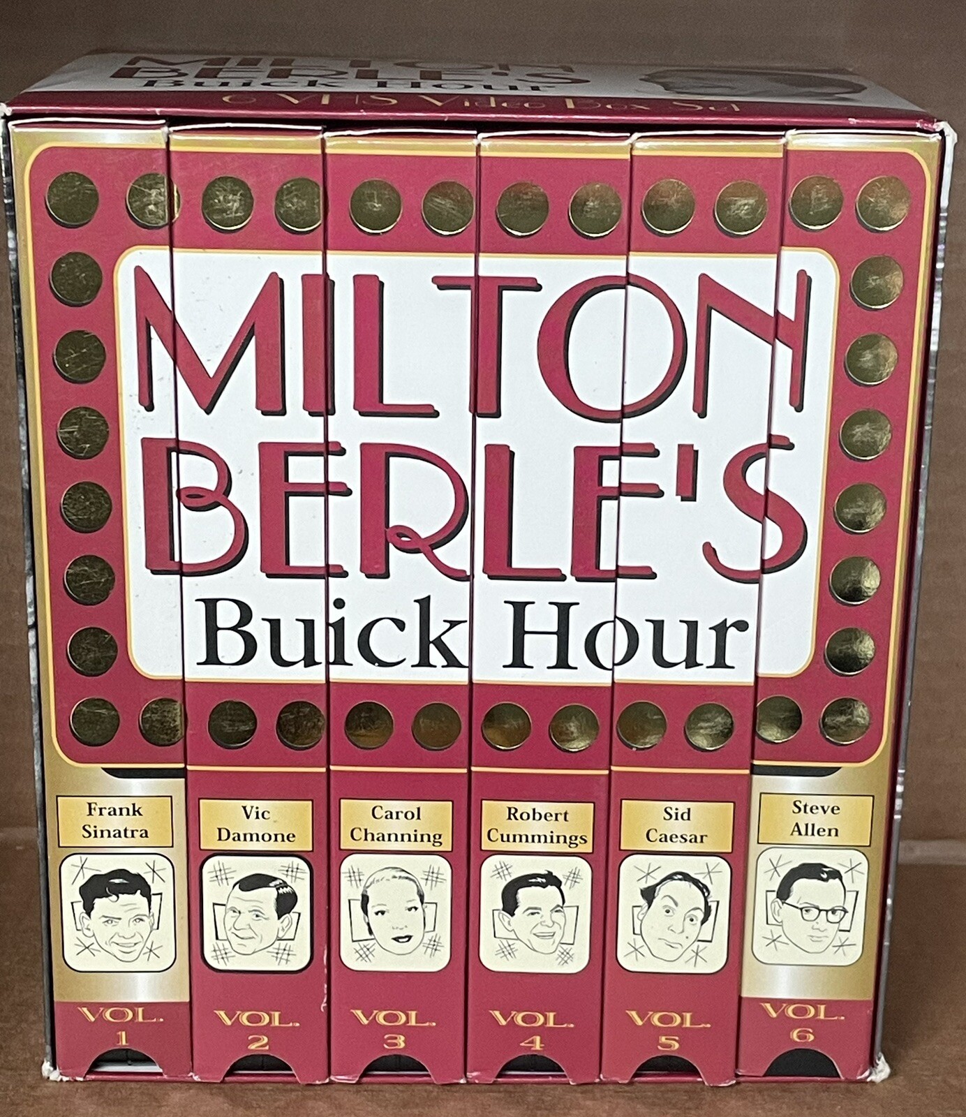 Milton Berle’s 6 Vol VHS Set, Sinatra, Damone, Channing, Cummings ...