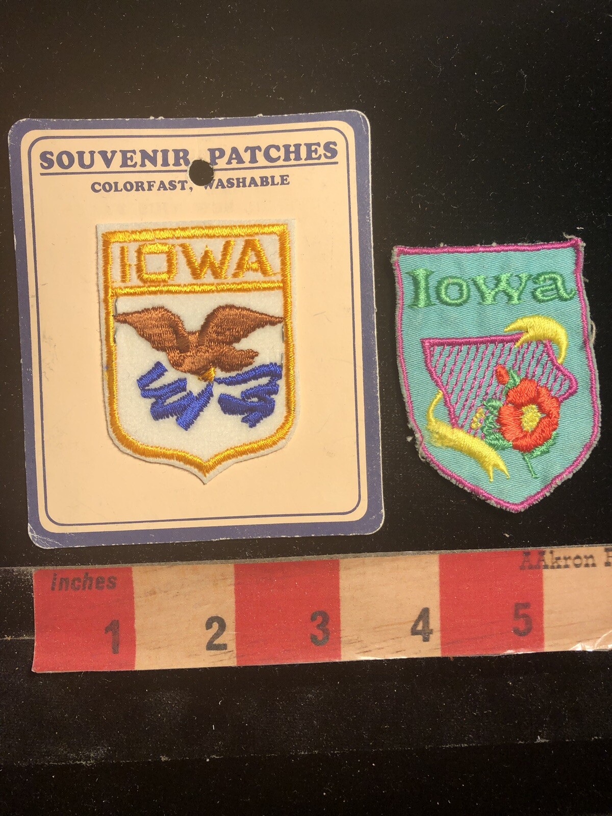 Vintage Iowa Patch Lot Of 2 IOWA Souvenir Patches 93U7 | eBay