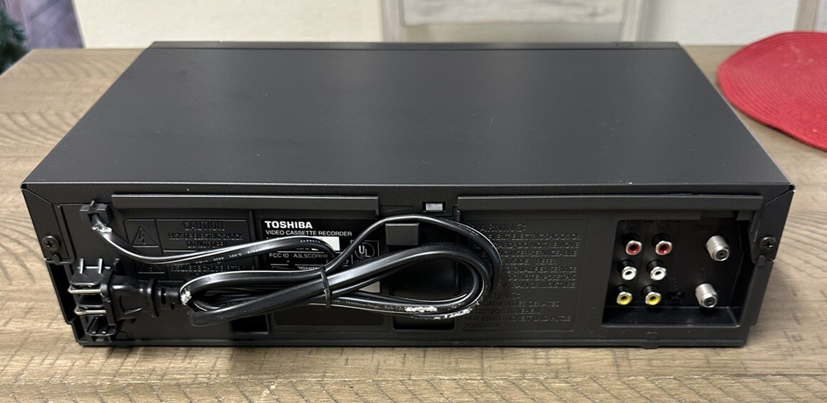 Toshiba W-528 4 Head Video Cassette Recorder - Black for sale online | eBay
