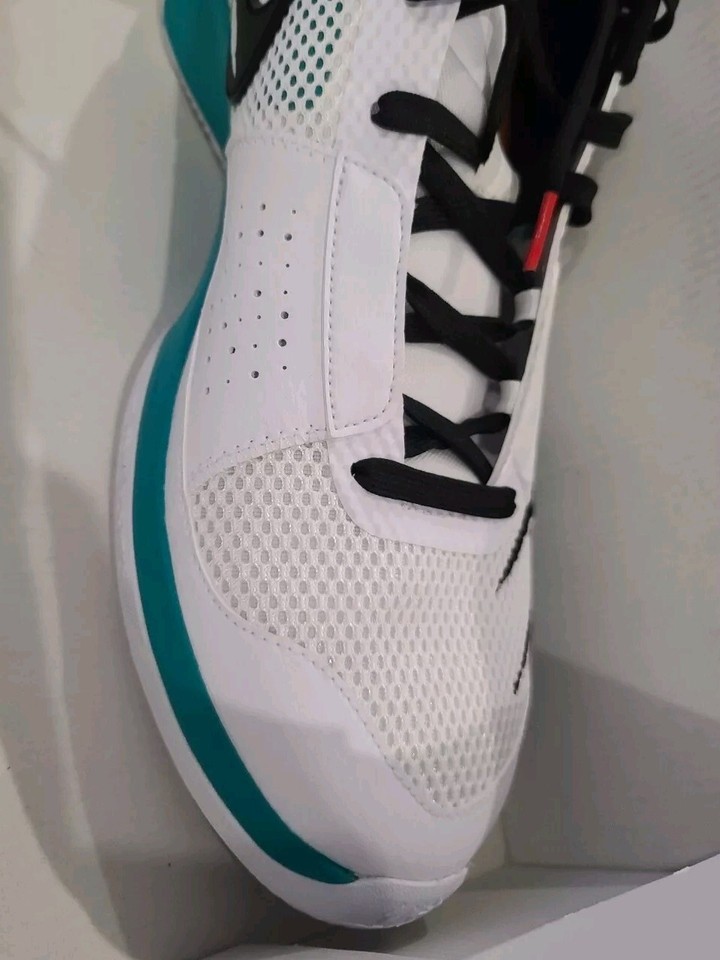 Men's Size 13 Nike Ja 1 Reverse Scratch White Blue Basketball Shoes ...